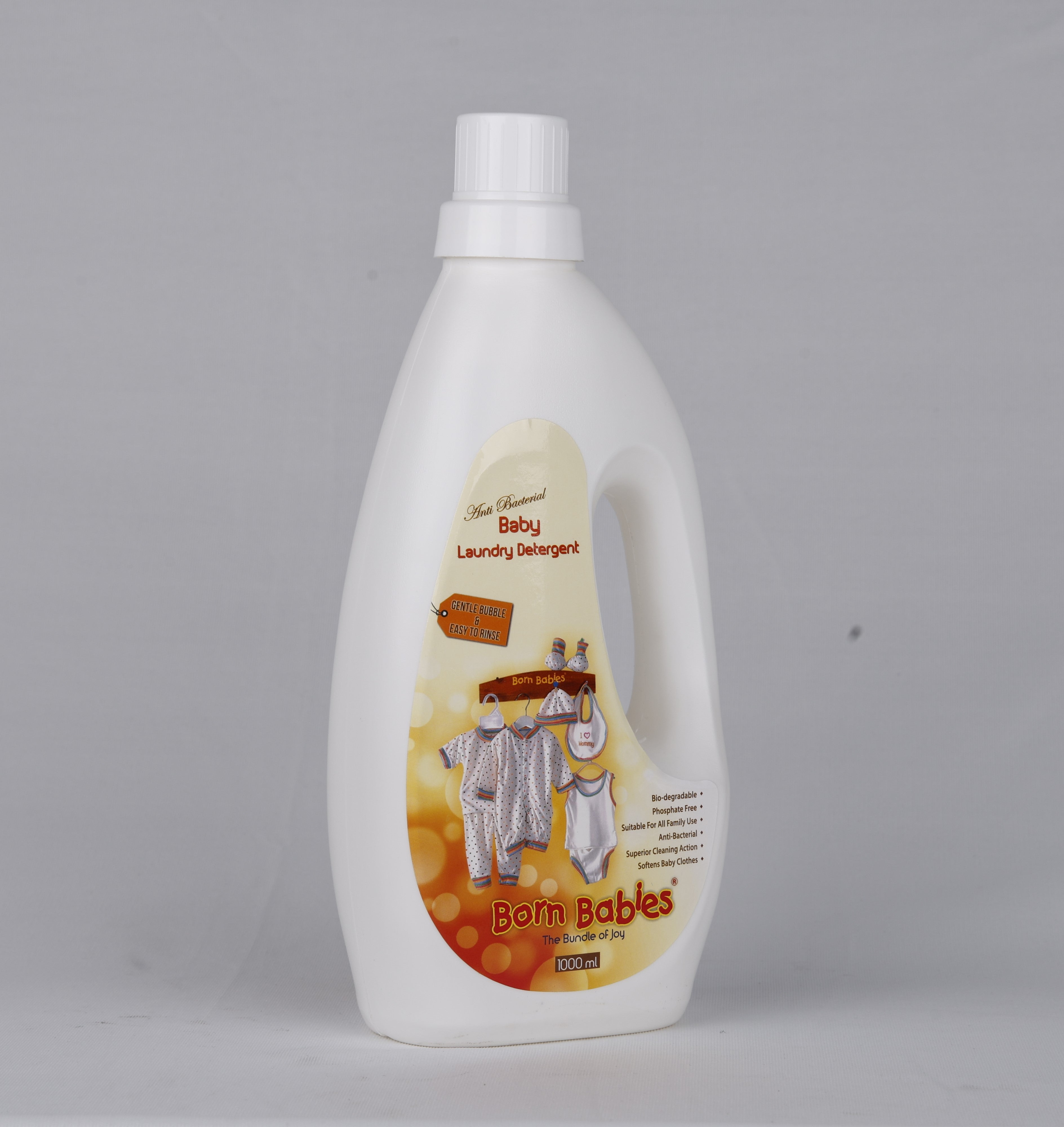 Born Babies Anti-Bacterial Baby Laundry Detergent Liquid - 1 Litre